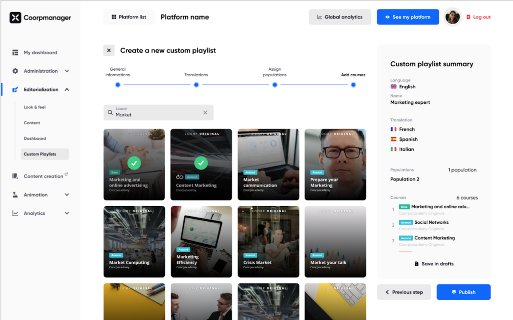 Create a custom playlist in 4 steps - Coorpacademy's Blog