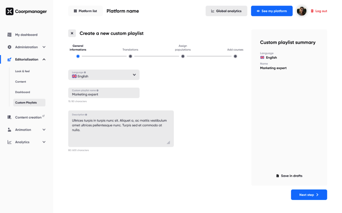 Create a custom playlist in 4 steps - Coorpacademy's Blog